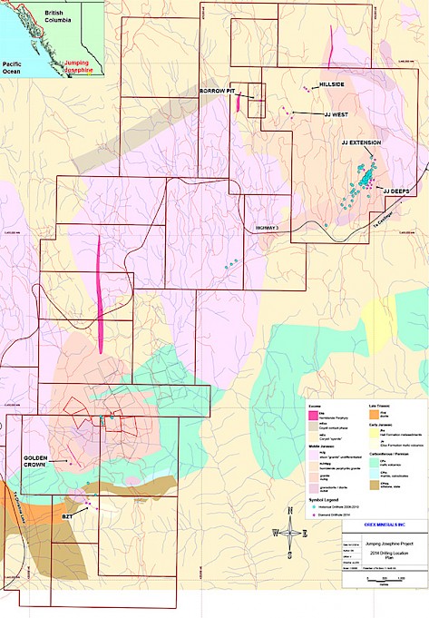 Drilling Intercepts - Orex Minerals Inc.